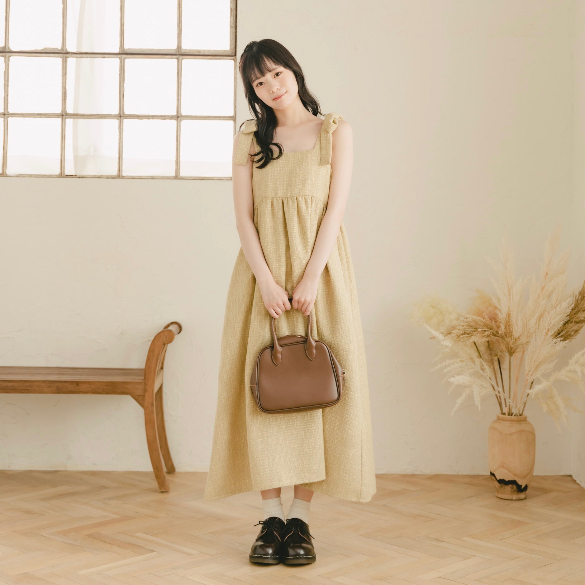 ツイードリボンワンピース – amr.